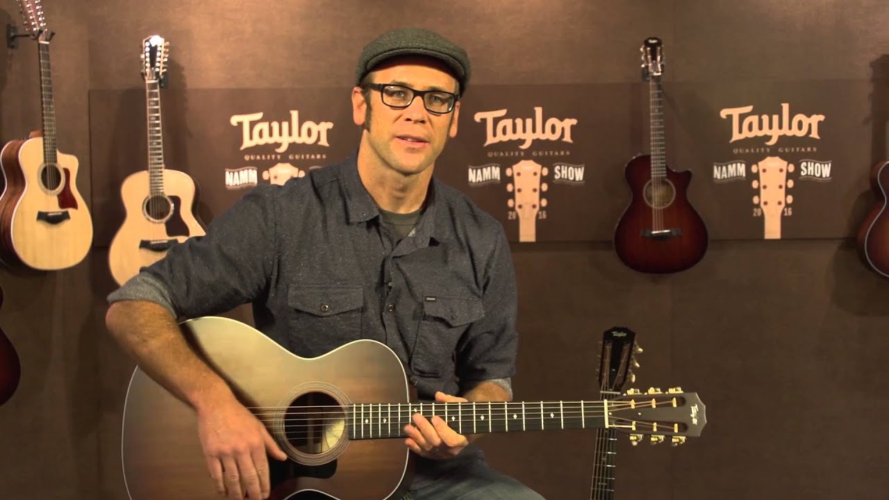 NAMM 2016 - Taylor 500 Series and 322 12-fret model - YouTube