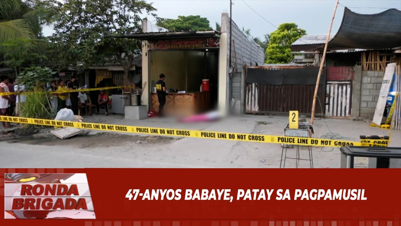 47-anyos babaye, patay sa pagpamusil - YouTube