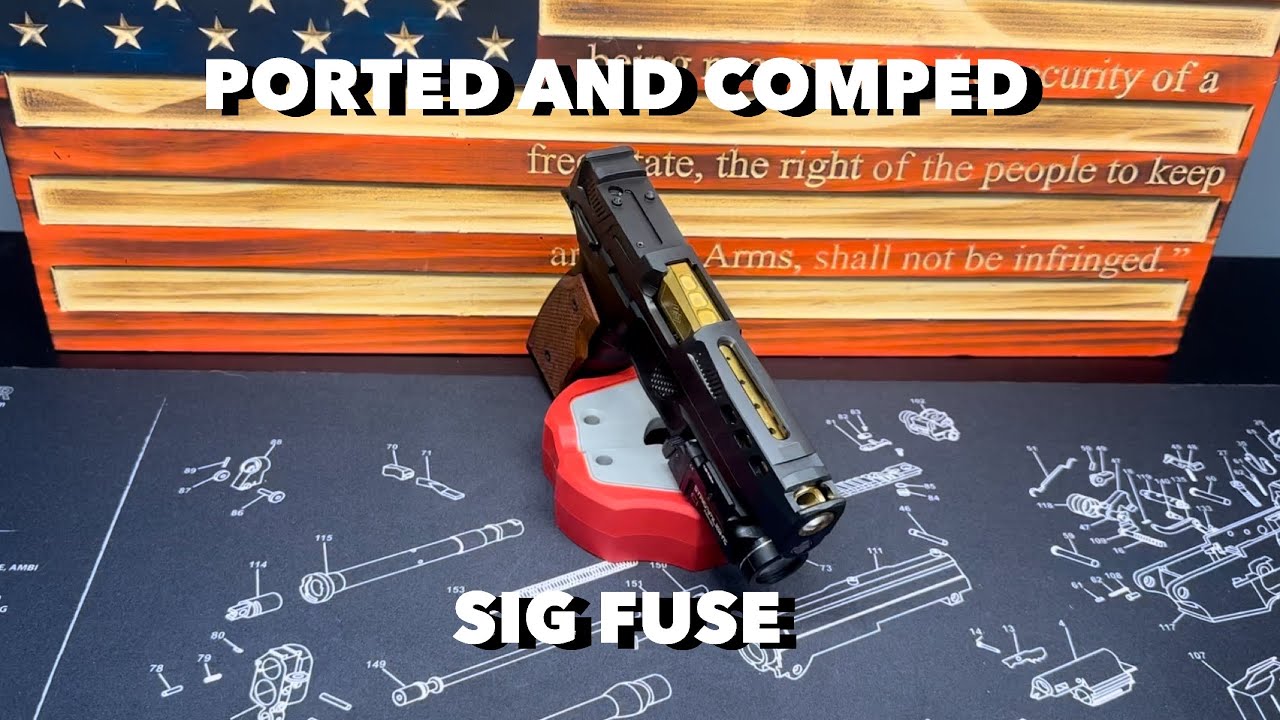 Fdez Werx PORTED AND COMPED Sig P365 Fuse - YouTube