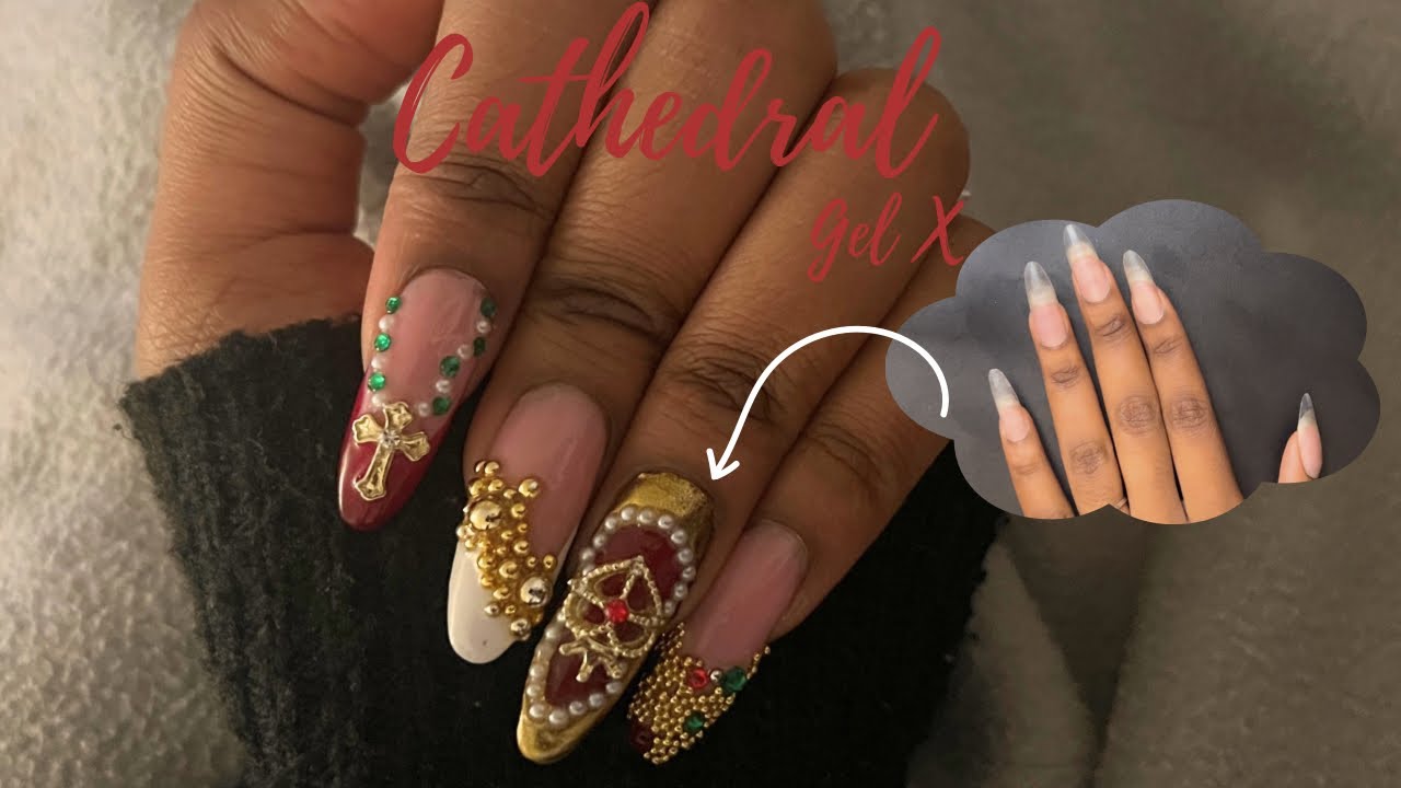 Cathedral Nails - Gel X | MutshimaFR - YouTube