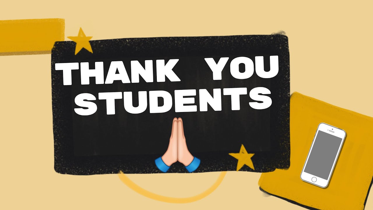 Thank You Students! You made our day! A special Note from us🥰 - YouTube