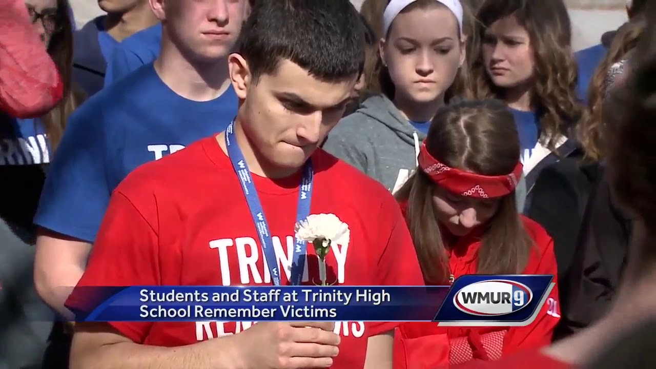 Students, staff at Trinity High School remember victims - YouTube