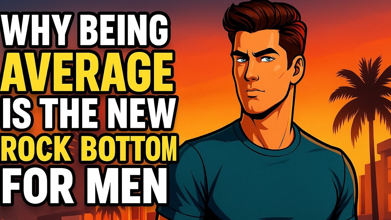 Why Being Average Is the New Rock Bottom for Men - YouTube