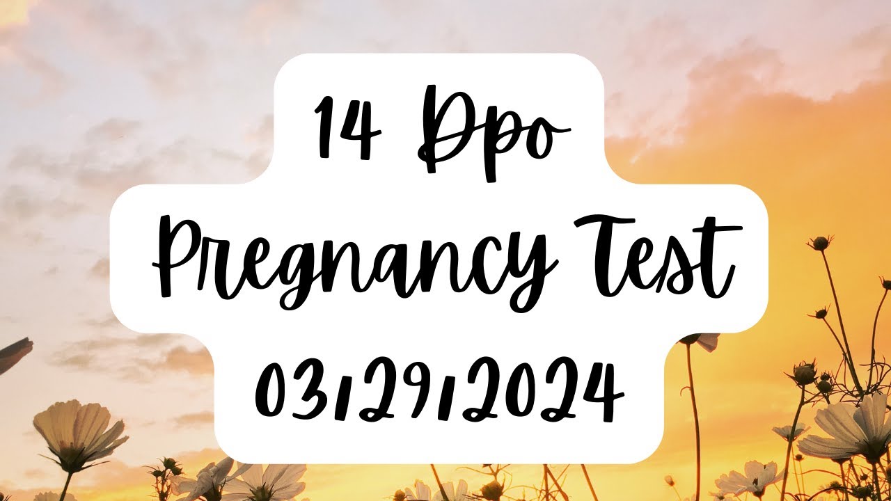 14 Dpo Pregnancy Tests-Day AF is Due - YouTube