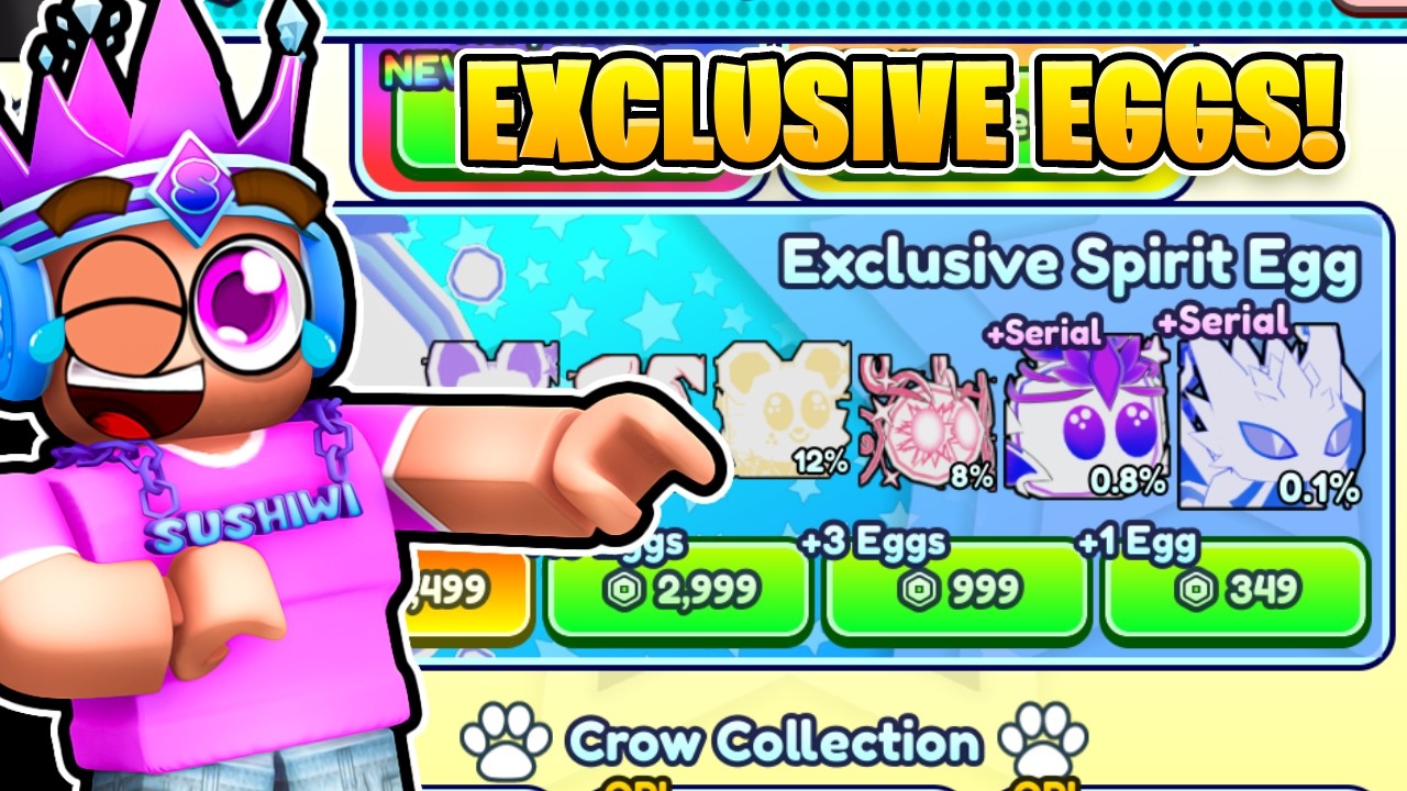 I Spent $2,999 ON NEW EXCLUSIVE SPIRIT EGGS In Roblox Pet World ...