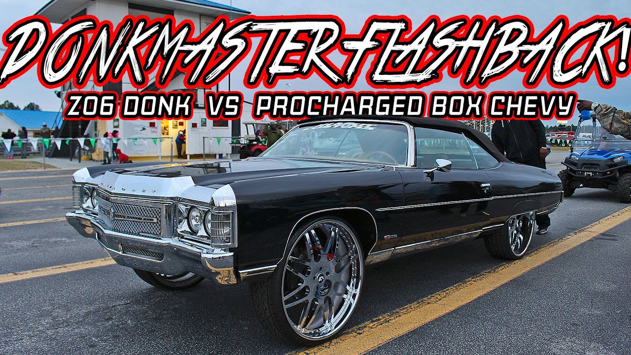 FLASHBACK! DONKMASTER Z06 DONK VS PROCHARGED BOX CHEVY GRUDGE RACE ...
