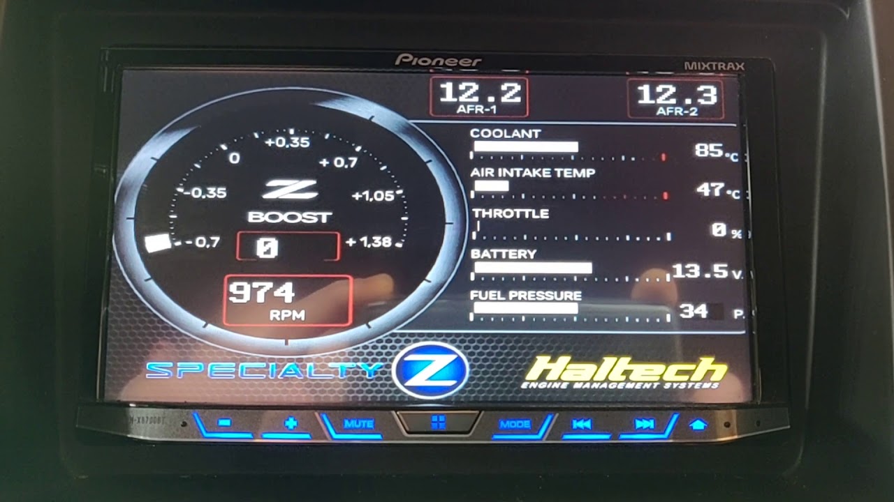 Nissan 300zx with Haltech Platinum Pro, gaugeART CAN to VGA Converted ...