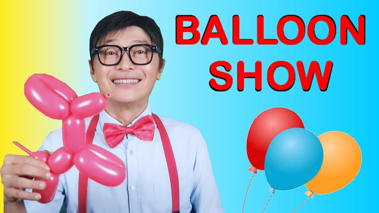 Balloon Fun for Kids 🎈 | Balloon Shaping, Games & Spelling - YouTube