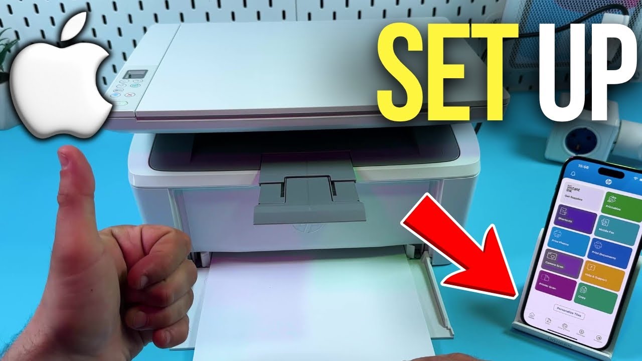 How to Set Up HP LaserJet M140w on an iPhone - Easy AirPrint Guide ...