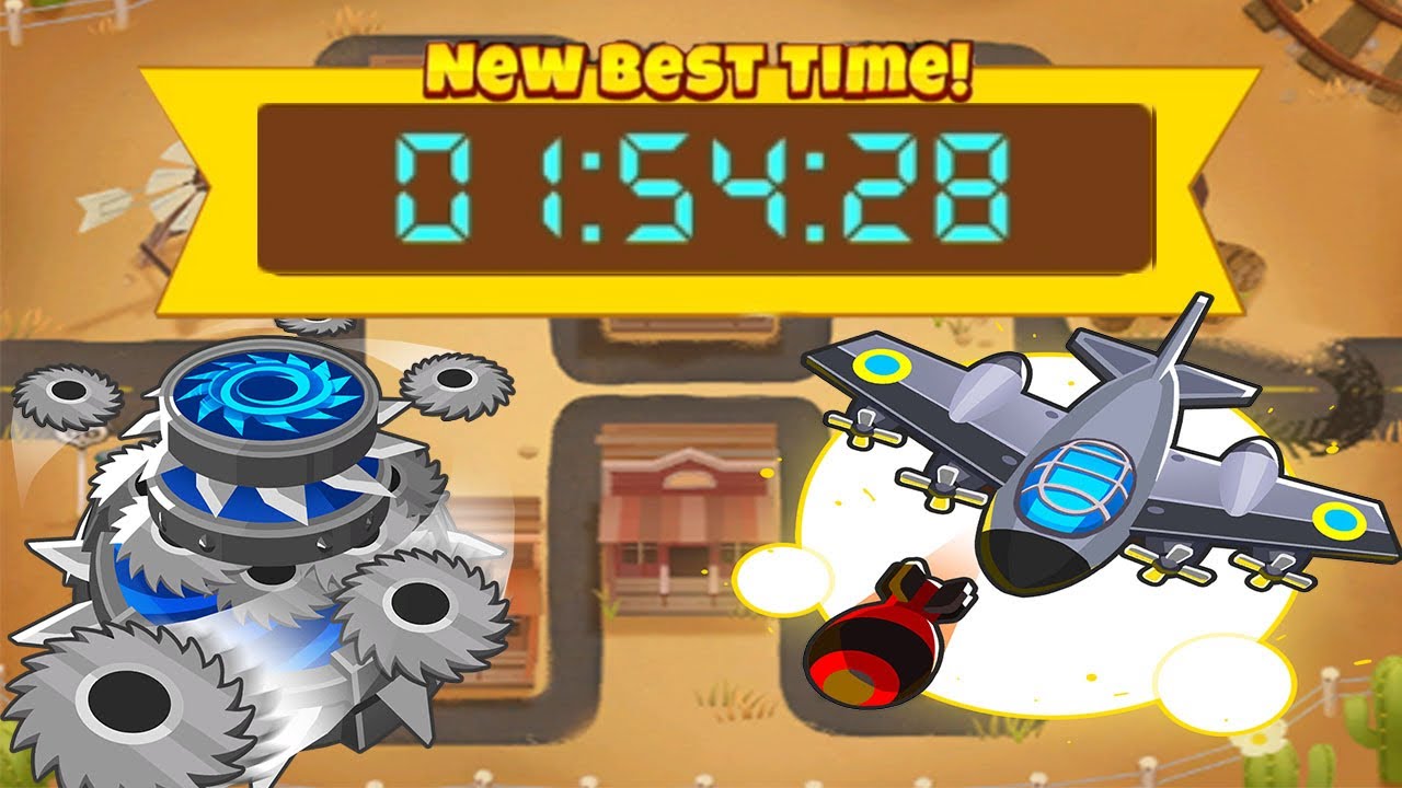 Btd6 Race Using the Middle to your advantage in 1:54.28 - YouTube