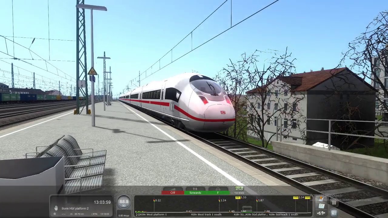 Let's Play Train Simulator 2020 met de ICE 3 naar Bonn Hbf - YouTube