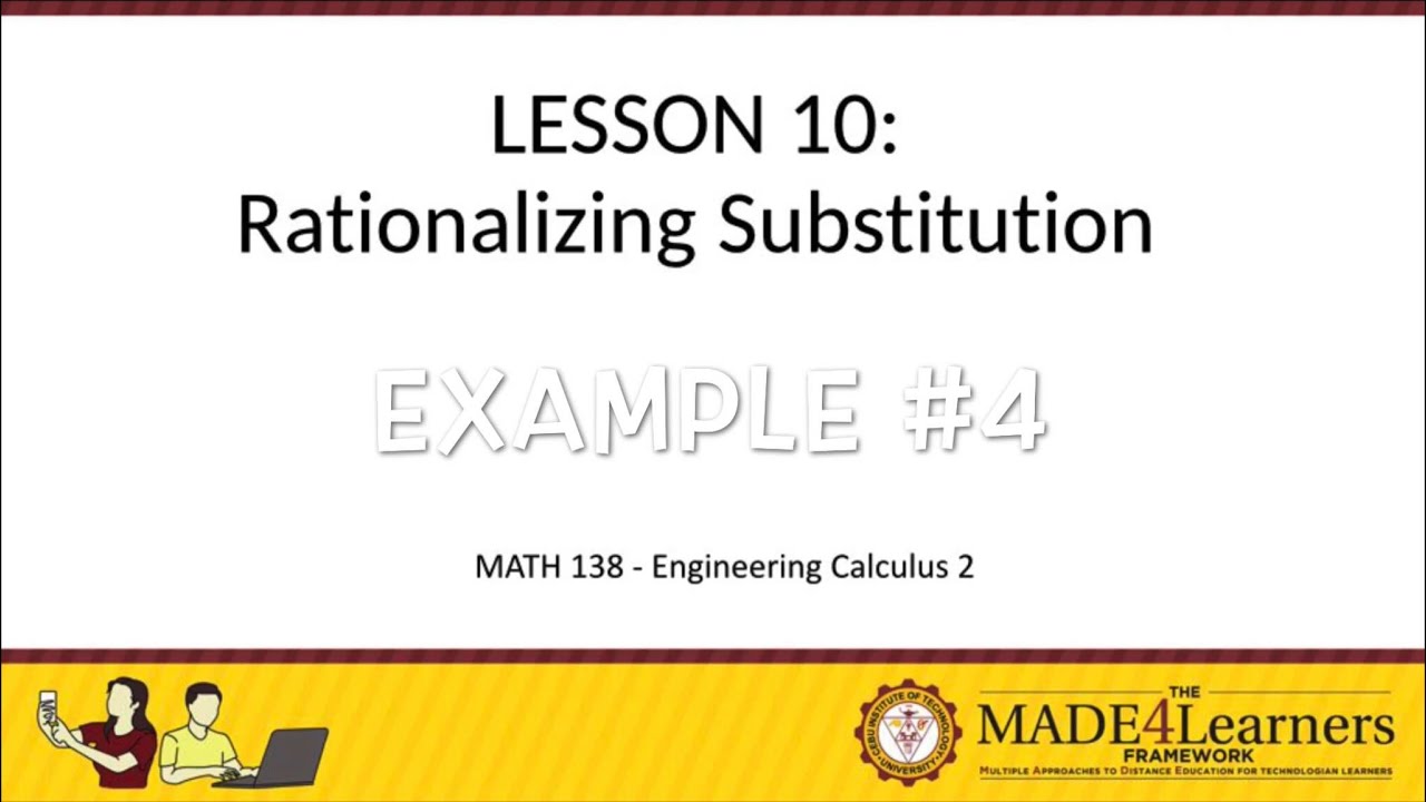 Rationalizing Substitution: Example #4 - YouTube