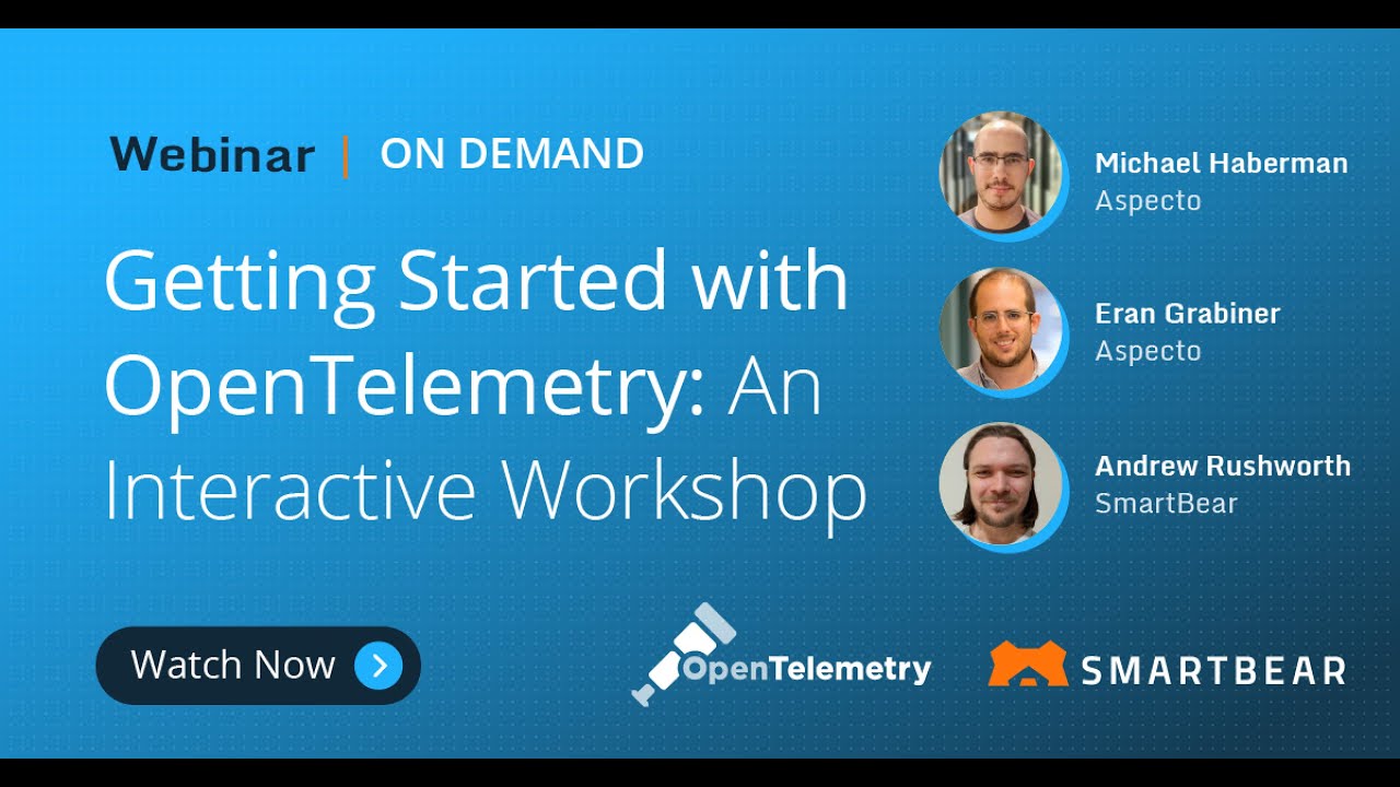 Opentelemetry Getting Started And Basic Deployment Workshop Youtube 8543