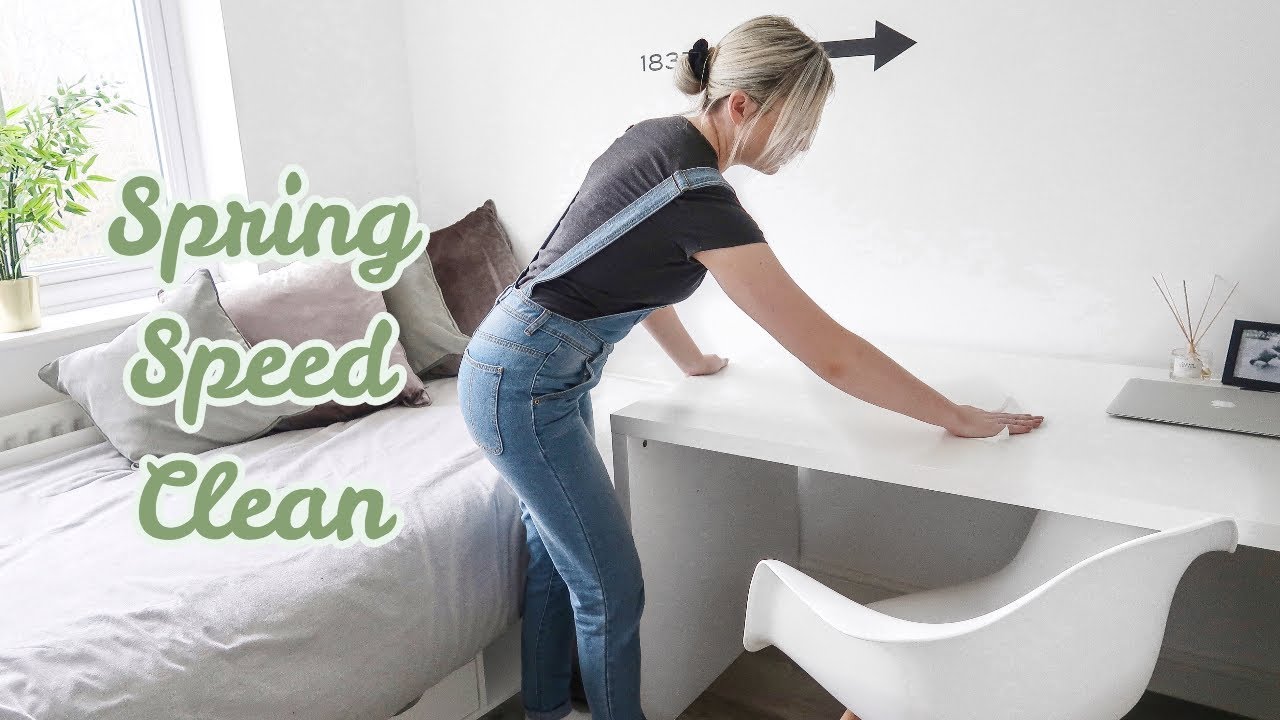 SPRING CLEAN SPEED CLEAN | CLEANING MOTIVATION | ELLIE POLLY - YouTube