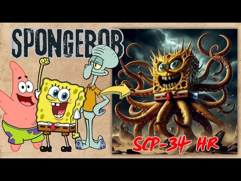 "SCP-34 HR" Octopus Monster version of Spongebob #spongebob #scpfoundation #monster #scary - YouTube