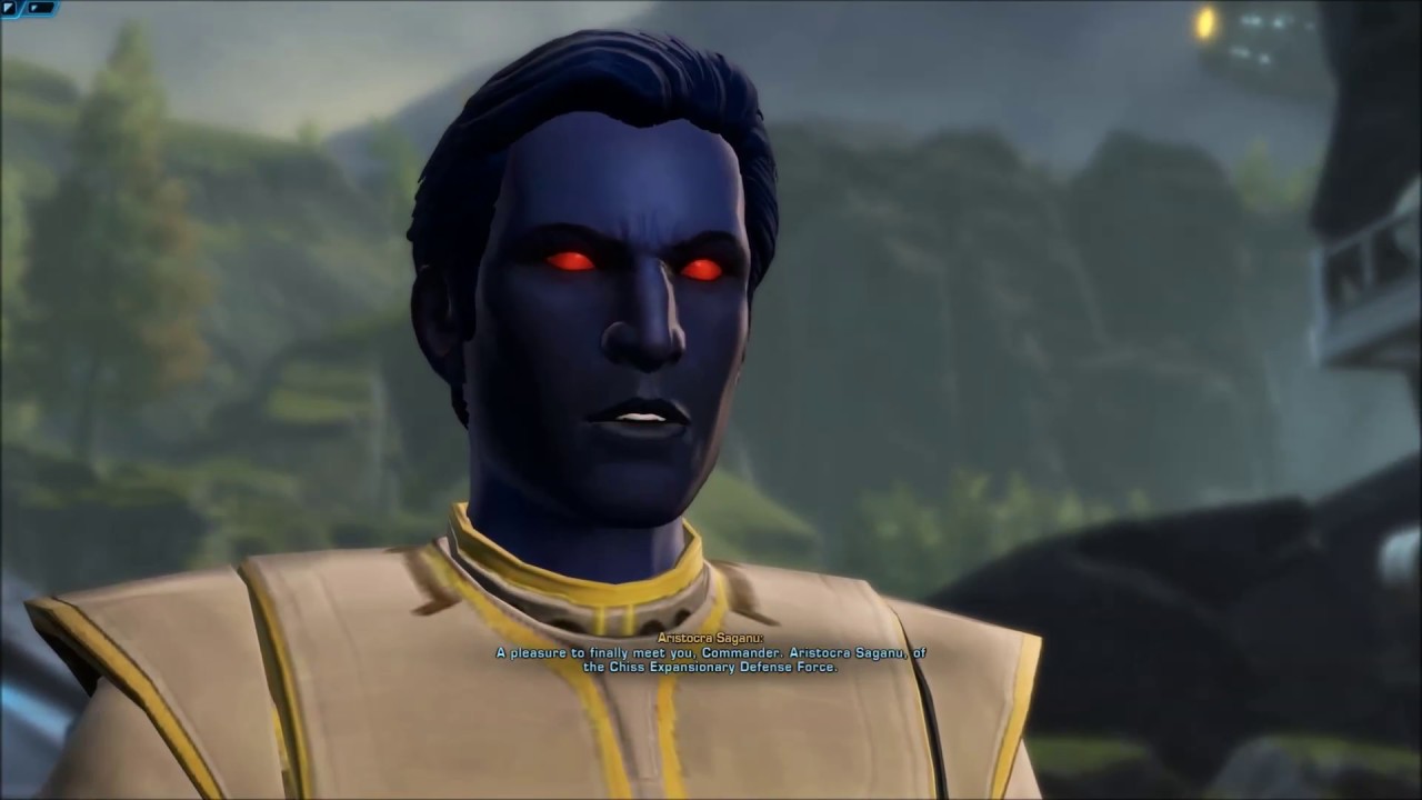 SWTOR - Sith Warrior Traitor Among Chiss + Hexid Companion - YouTube