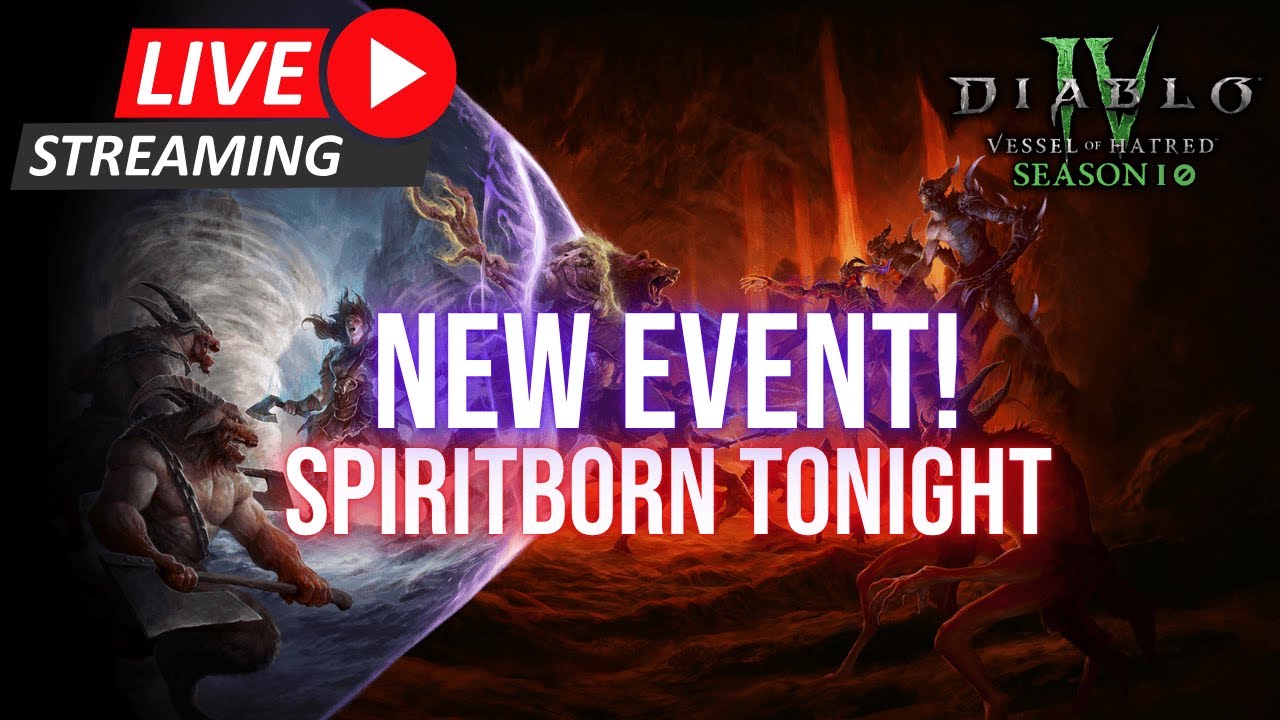 New Event! Spritborn !build | #diablopartner #Diablo4 - YouTube