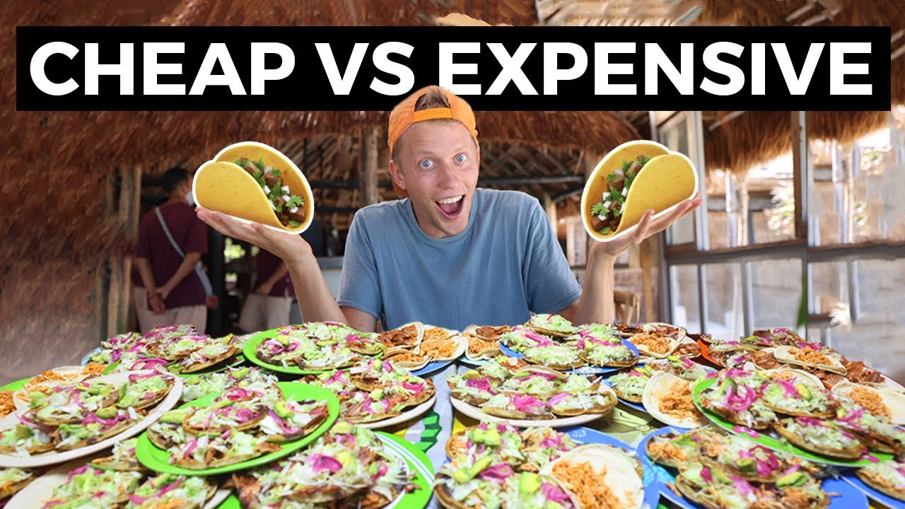 Eating 200 TACOS in Tulum, Mexico! (Local VS Tourist price) - YouTube