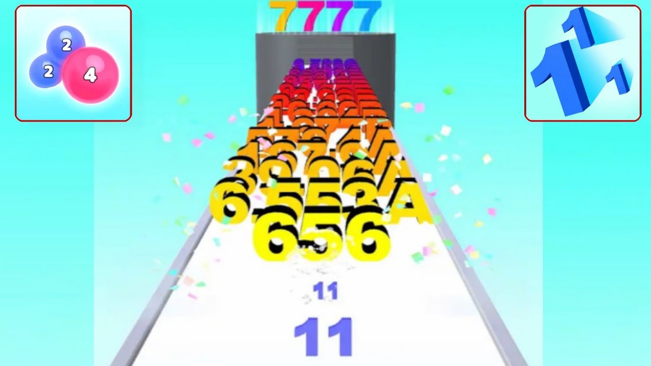 👁️‍🗨️ Melty Bubble vs Number Merge Run 🧩 jelly 2048 ball New Update ...