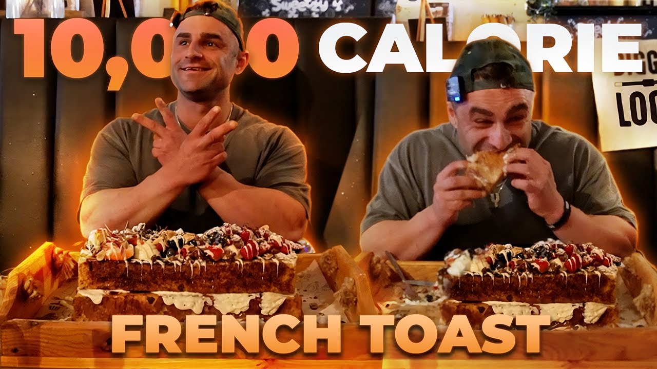 Can I Beat this MASSIVE 10K CALORIE FRENCH TOAST Challenge? - YouTube