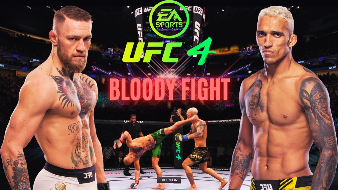UFC 4 - Gameplay Bloody Fight Conor Mc Gregor Vz Charles Oliviera ...