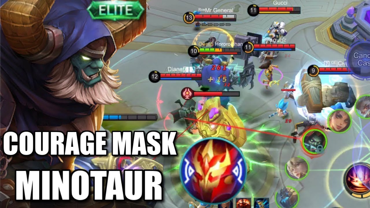 MINOTAUR'S COURAGE MASK - YouTube
