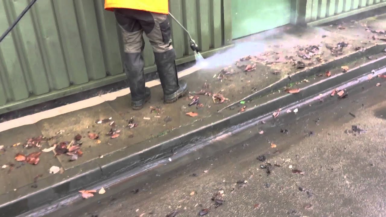 Power pressure jet washing cleaning services Leeds - YouTube