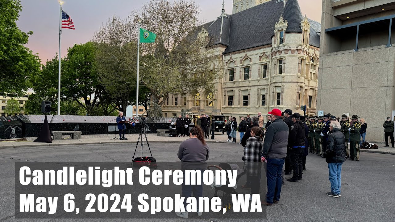 Law Enforcement Officers Memorial Project Candlelight Ceremony 5-6-2024 ...