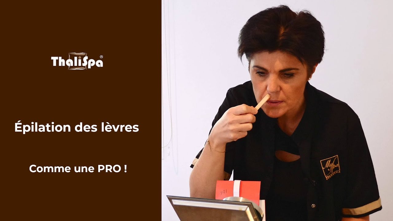 Épilation de la lèvre supérieure facile et à la maison - YouTube