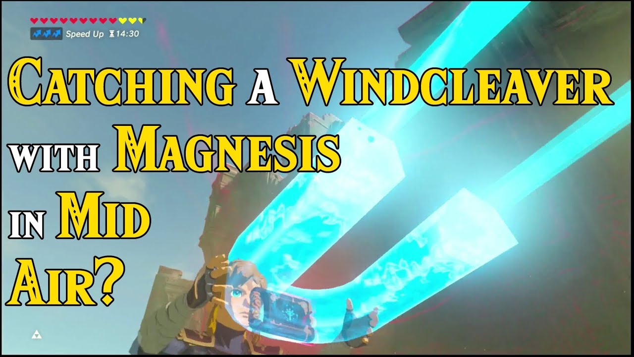 Catching a WINDCLEAVER with Magnesis in Mid Air? Did You Know in Zelda ...