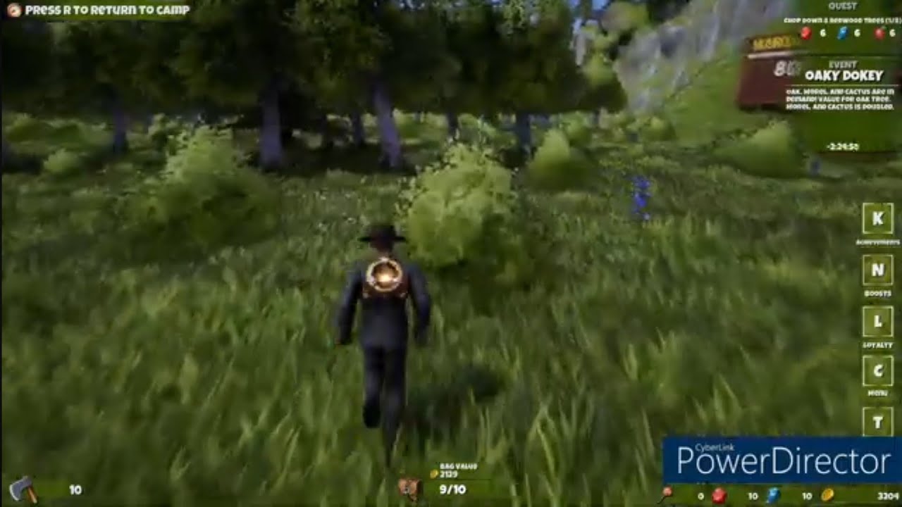 On fait un mod qui s'appelle Timber Tycoon ( déforestation d'arbre ...