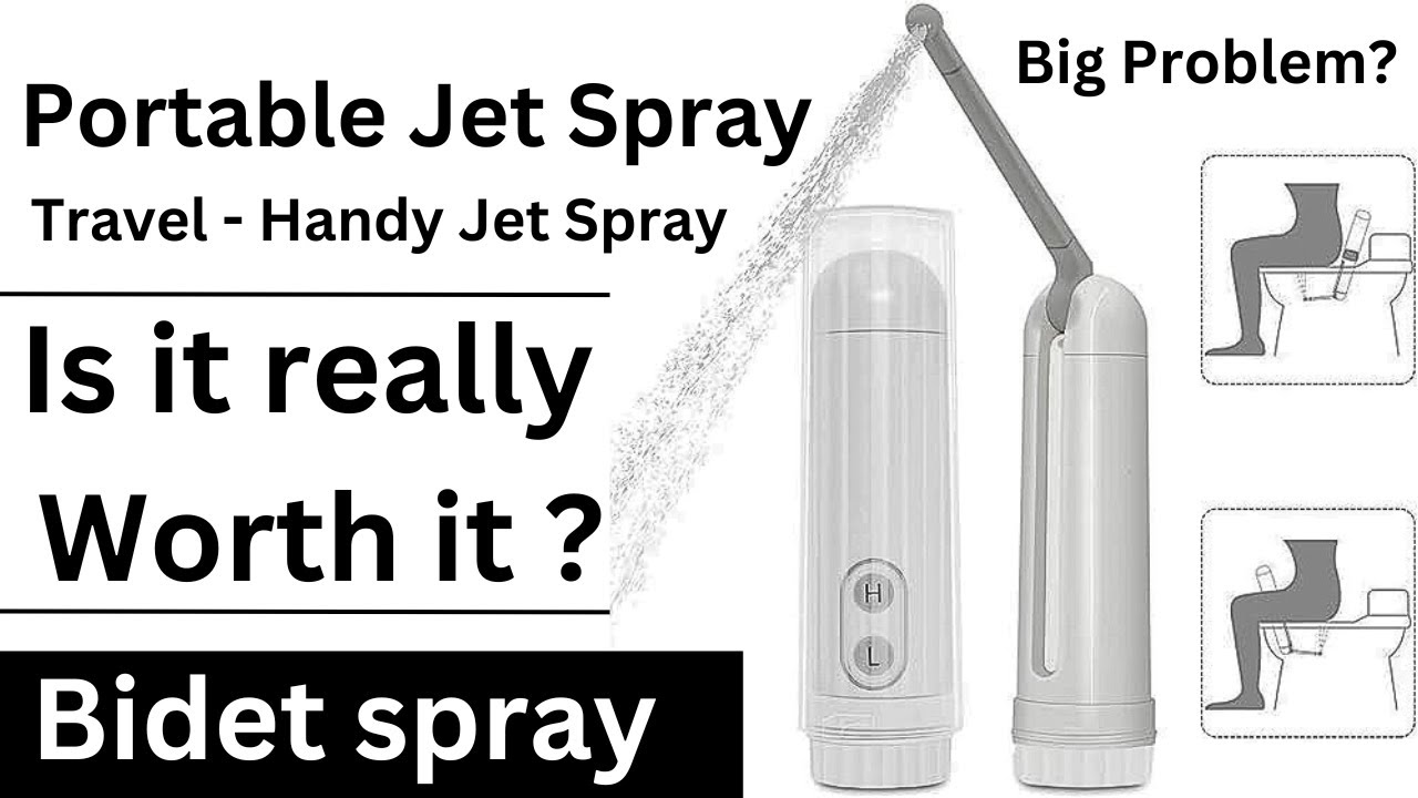 Portable Jet Spray- Foldable Handheld Personal Travel Bidet - Portable ...