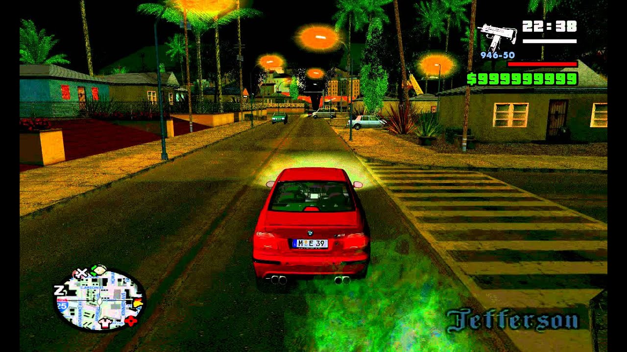 GTA San Andreas Retextured Gameplay - YouTube