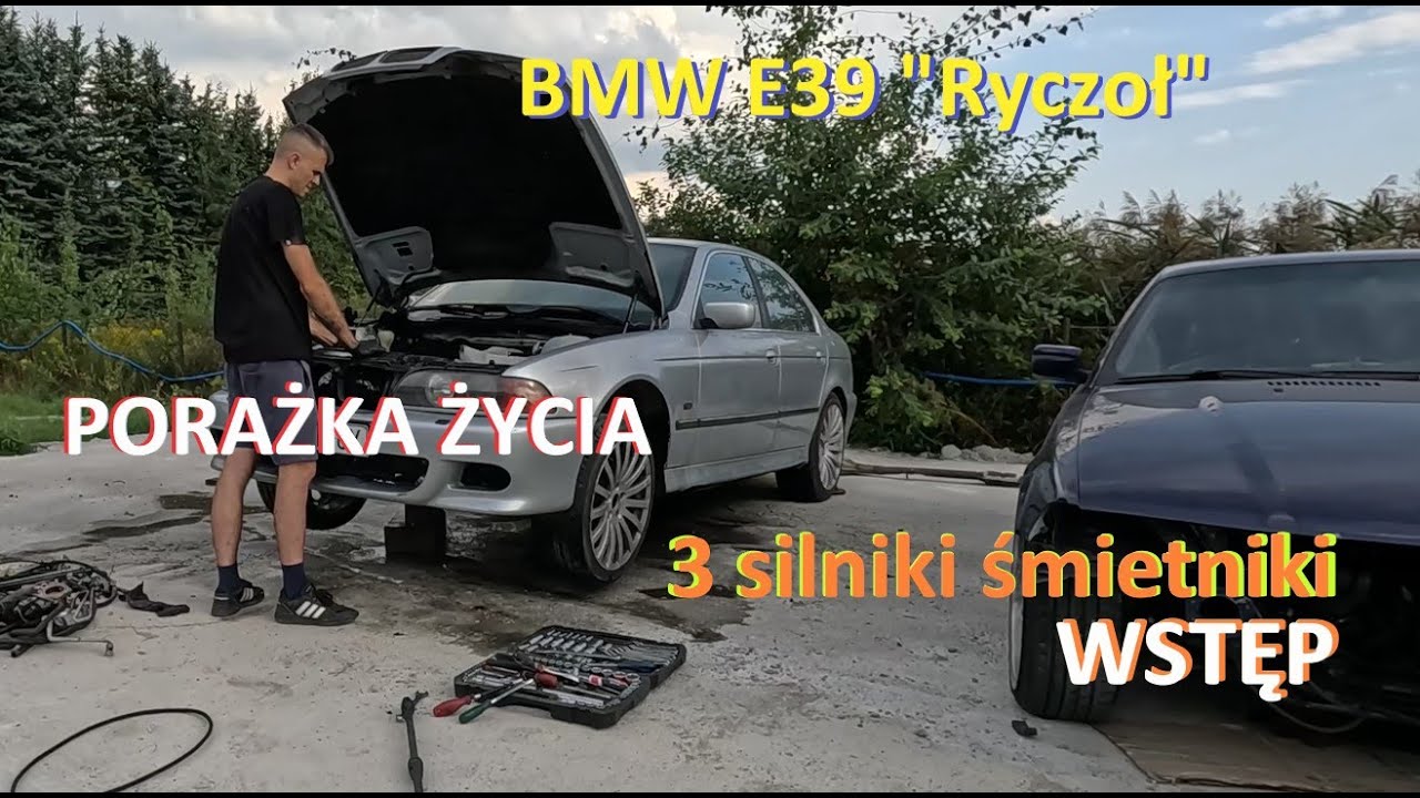 BMW E39 "Ryczoł" 1/3 Moja największa życiowa porażka swap M52B25 - YouTube