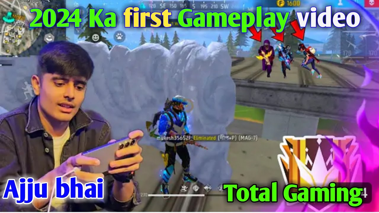 🎯Free Fire cs rank push gameplay 🔥 boy Gaming 🎯 Ajju bhai solo versus 🎮 ...