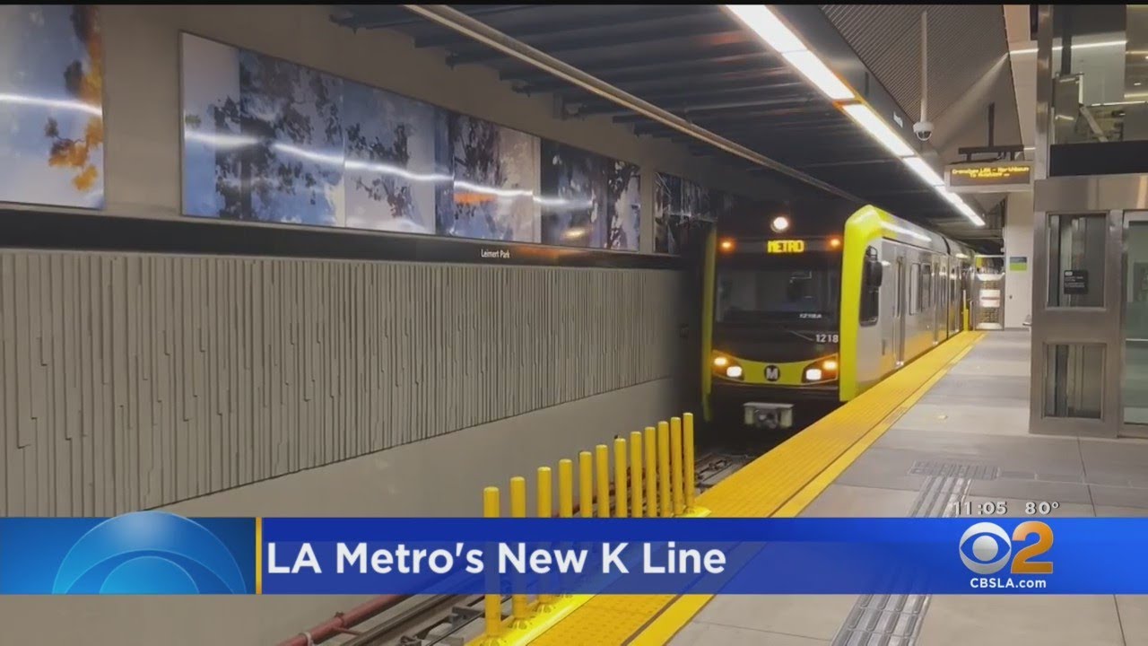 Metro opens new K Line to the public today - YouTube