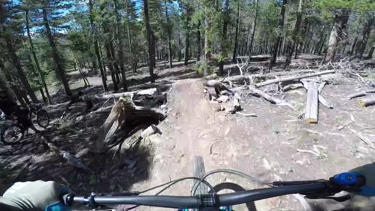 Log kicker is mtb - YouTube