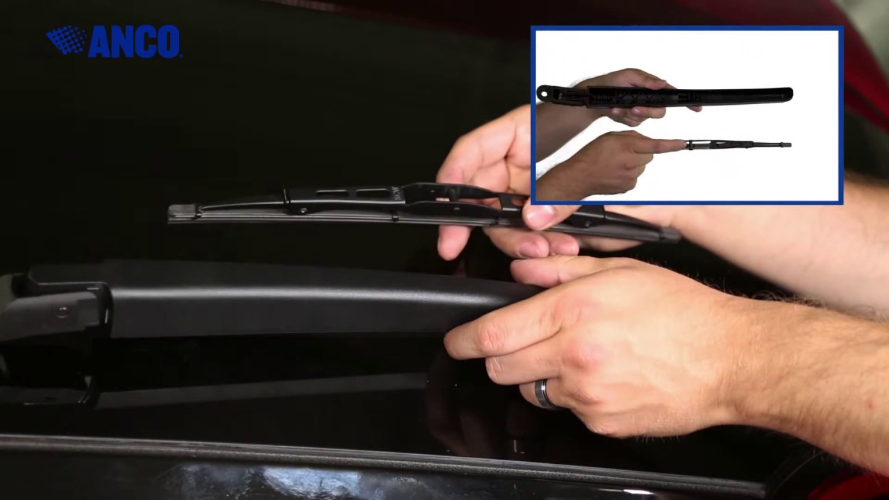 How to Install ANCO Rear Wiper Blades (Cross Rivet Connection) - YouTube