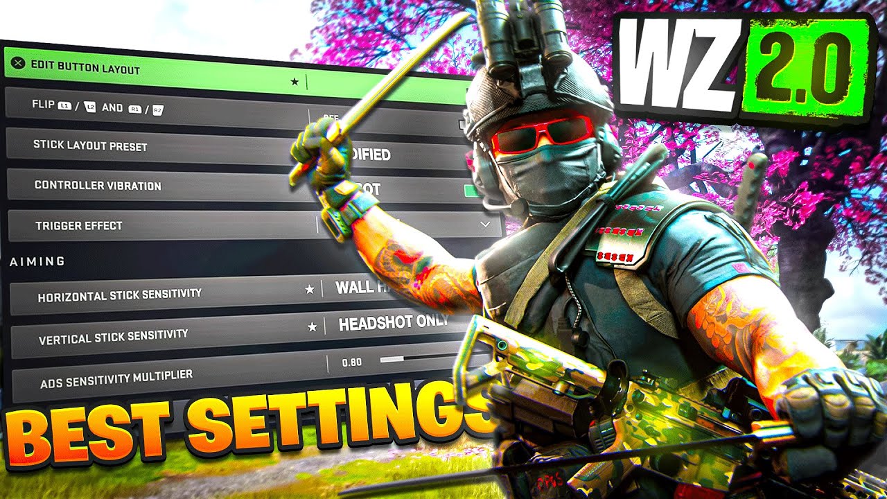 #1 MOVEMENT Controller Settings for WARZONE 2! (Aim Assist, Sensitivity ...