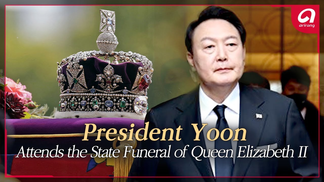 President Yoon Attends the State Funeral of Queen Elizabeth II - YouTube