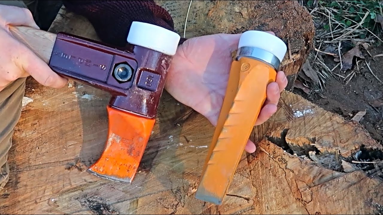 Super Quiet Splitting Wedge Sledgehammer - YouTube