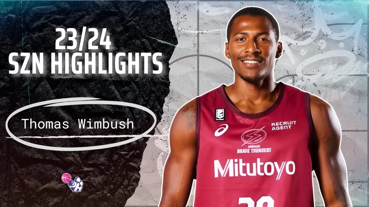 Thomas Wimbush Highlights 2023/24 || Japan B1 League || Kawasaki BT ...