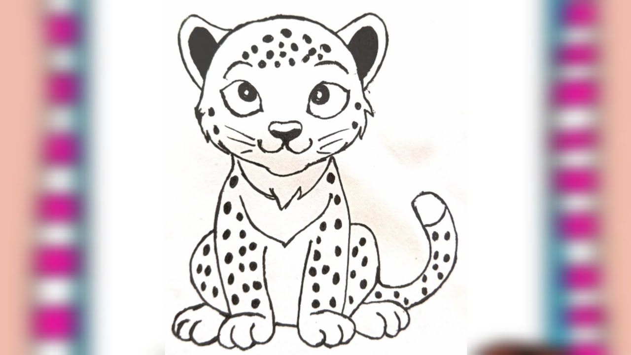 Cómo Dibujar un TIGRE 🐯 Paso a Paso, Dibujos Facil, Tiger drawing tutorial TIGRE facil de ...