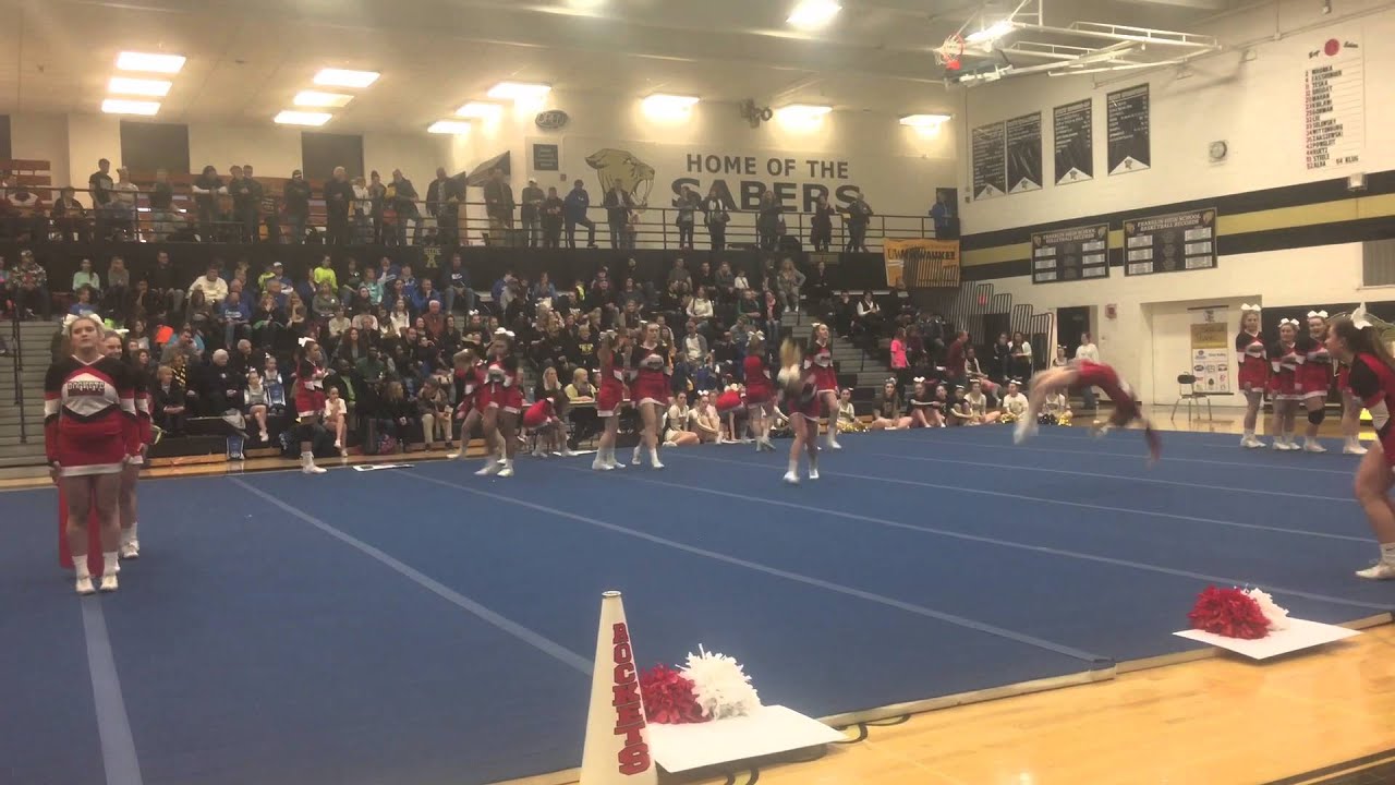 Rockets cheer at Franklin - YouTube