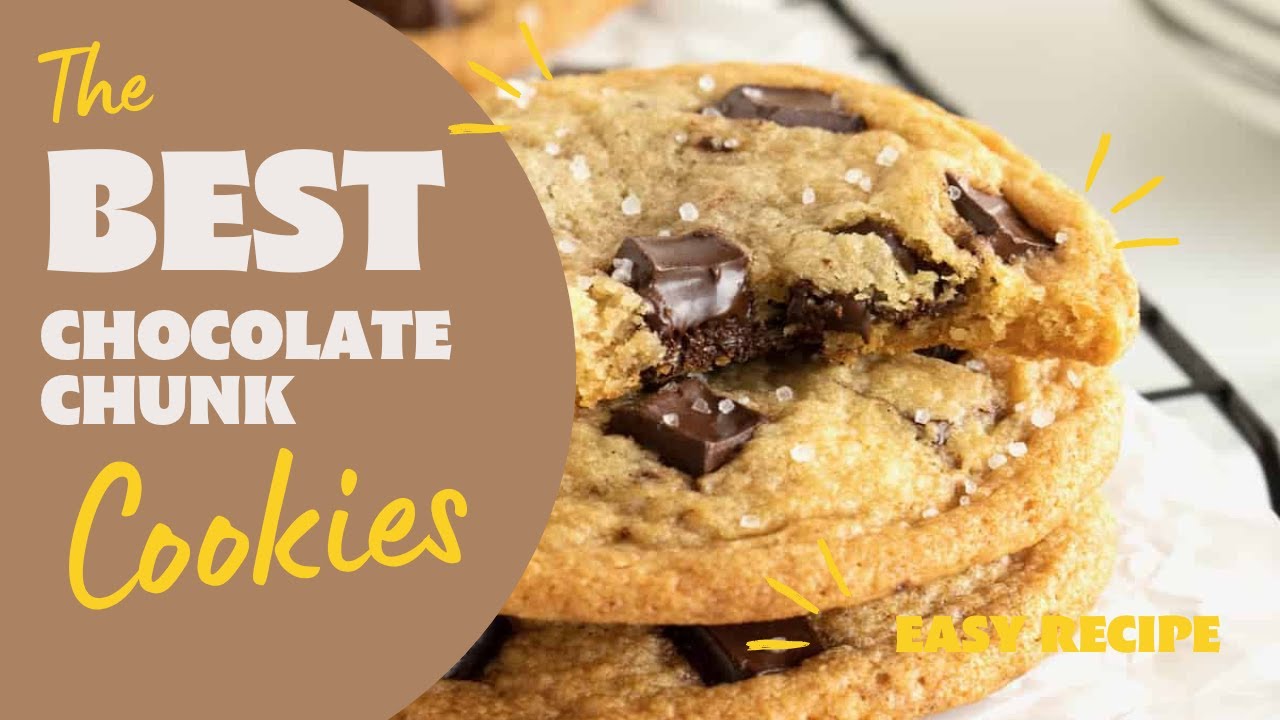 The Best Chocolate Chunk Cookies - Ultimate No Fuss Recipe - YouTube
