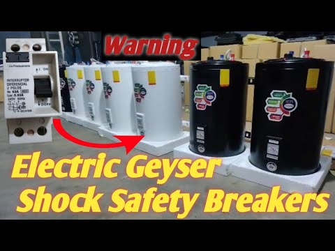 🔹 Electric Geyser Breaker | Safety🔹 Shock Proof Your Geyser! Safety ...