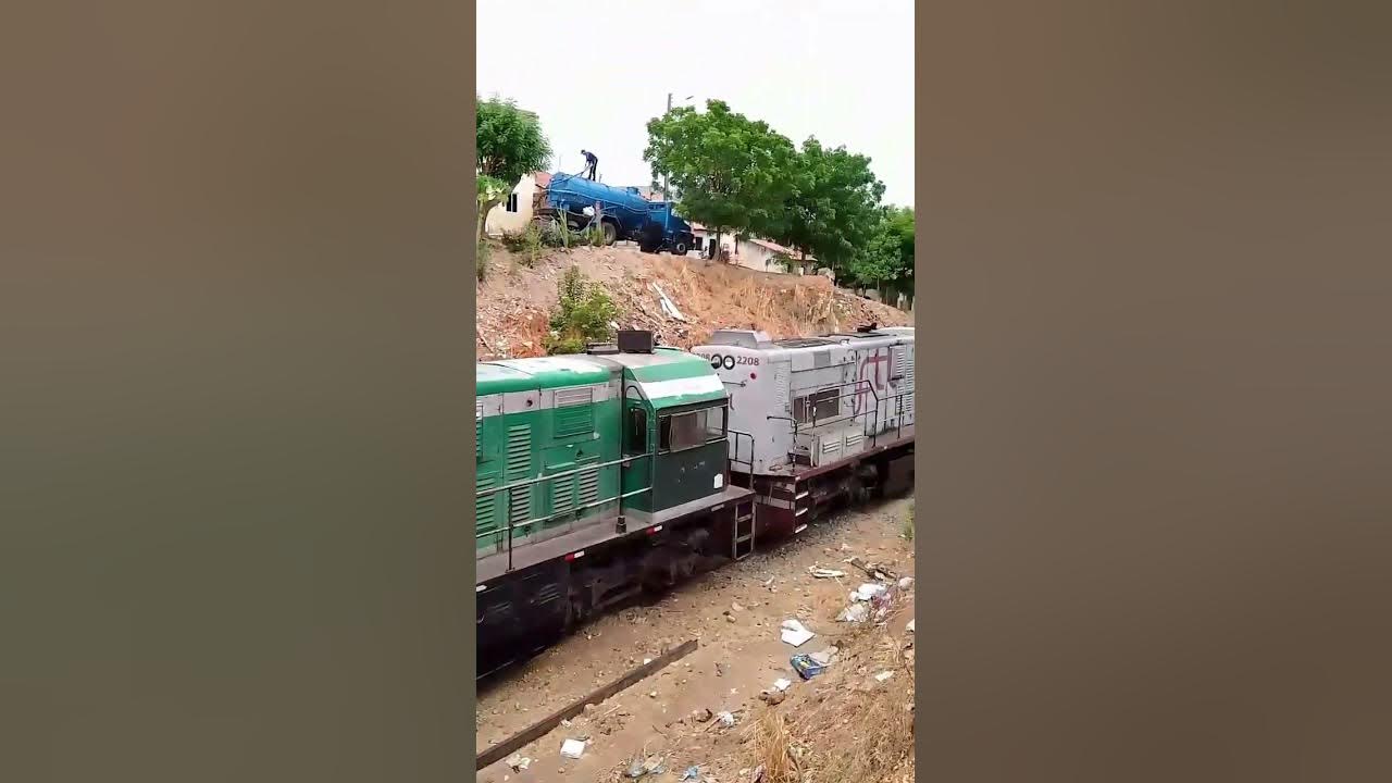 Trem da FTL partindo de ipu ce para sobral ce Dupla de U10B 2208/2217. @maicon_trem_ftl - YouTube