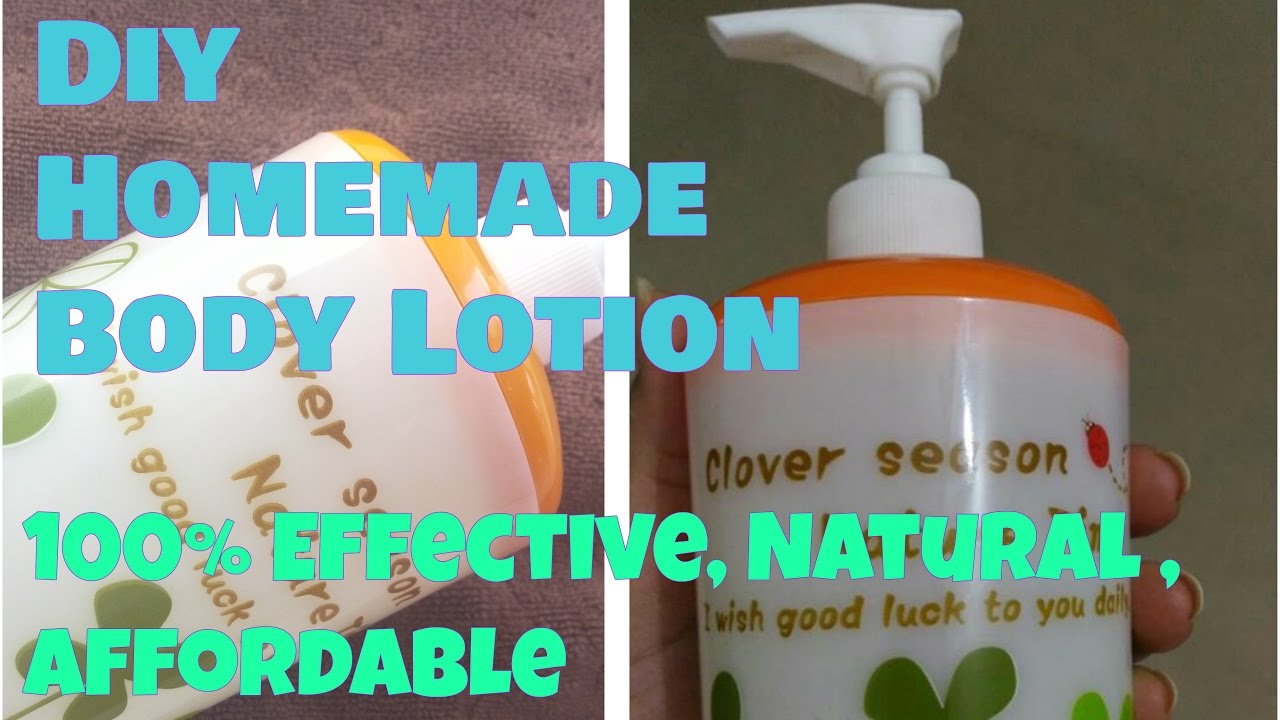 Homemade Skin Lightening Body Lotion Homemade Body Lotion For Dry