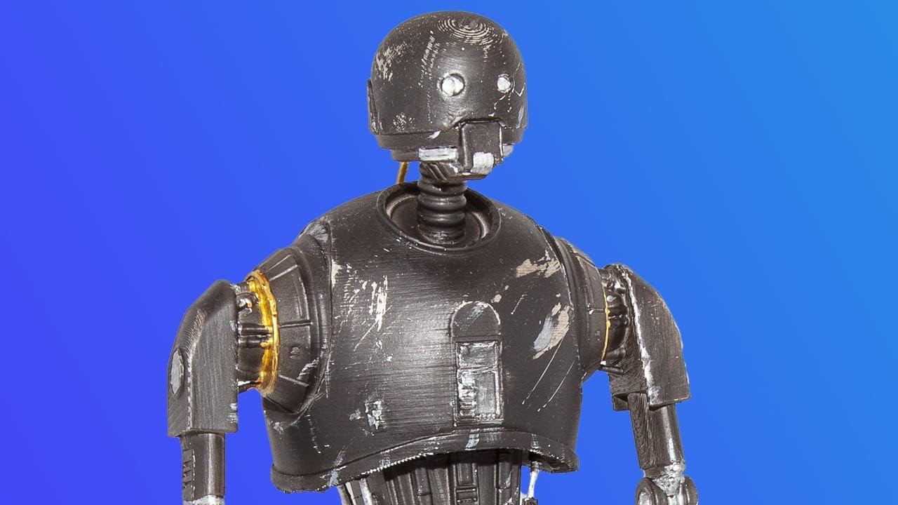 Star Wars K-2SO - 3D Printed and Painted - YouTube