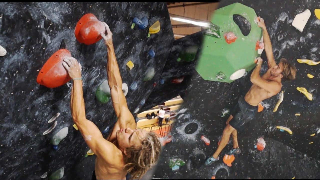 Bouldering hard problems in Boulderhaus Mannheim| Part I - YouTube